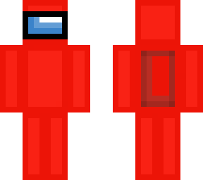 Red Crewmate Boy | Minecraft Skin