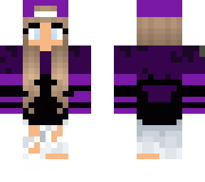 skin ragazza viola | Minecraft Skin
