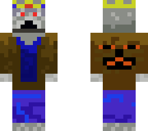 Wolf Bomber Jacket | Minecraft Skin