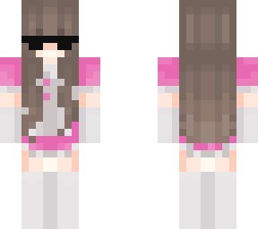 _cally pink maid | Minecraft Skin