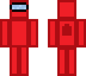 Amog Us red | Minecraft Skin
