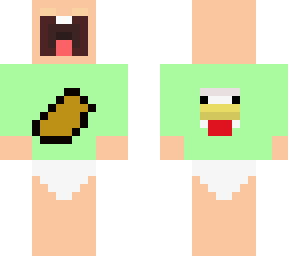 baby skin with diaper | Minecraft Skins