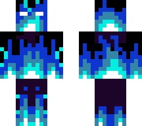 blue fire | Minecraft Skin