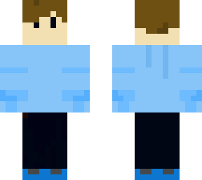 Blue hoodie | Minecraft Skin