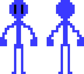 blue stickman | Minecraft Skin