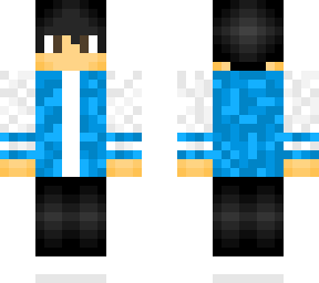 Blue Varsity Jacket | Minecraft Skin