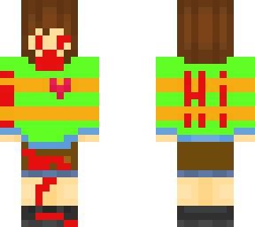 chara.EXE | Minecraft Skin