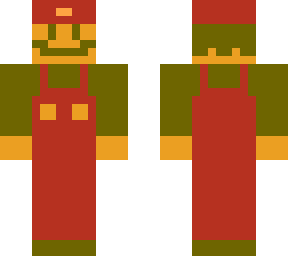 Plumber (With Hair) V3 (Super Mario Bros) | Minecraft Skin