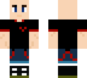 White Power Skinhead with DMs | Minecraft Skin