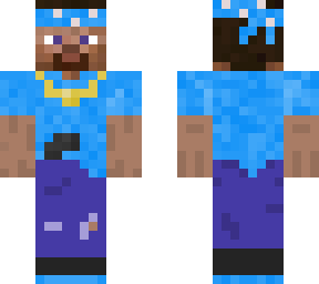 Crip Gangsta Steve | Minecraft Skin