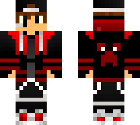 Red Creeper Boy | Minecraft Skin
