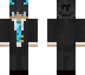 Anime Boy With Suit | Minecraft Skin