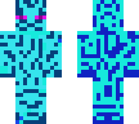 blue enderman | Minecraft Skin