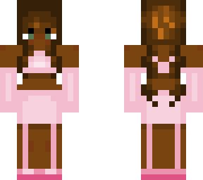 Cute Black Girl | Minecraft Skin