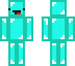diamond person | Minecraft Skin