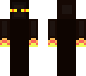 Fire Enderman | Minecraft Skin