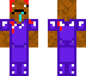 Purple Armor Bloody Man | Minecraft Skin
