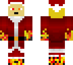 pyro lord santa | Minecraft Skin