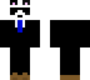 secret agent panda | Minecraft Skin