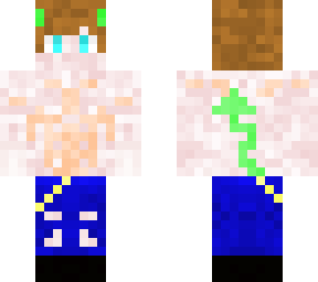 shirtless demon | Minecraft Skins