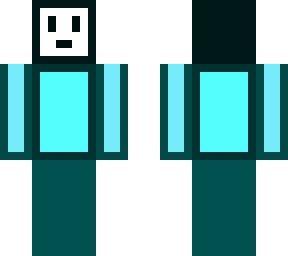 Brick aqua | Minecraft Skin