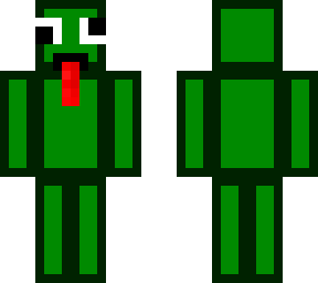 Green derp frog | Minecraft Skin
