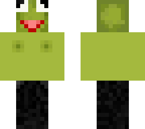 kermit about to go boom boom with a girl | Minecraft Skin