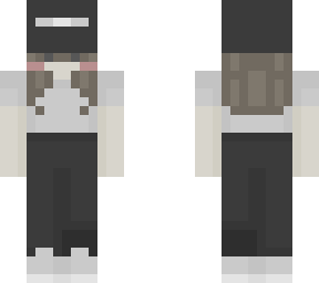 Large Bowler Hat Girl | Minecraft Skin