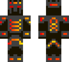 Lava Knight | Minecraft Skin