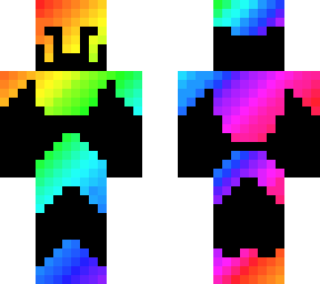 Rainbow knight | Minecraft Skin