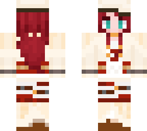 udagawa tomoe - 2020 christmas outfit **. | Minecraft Skin