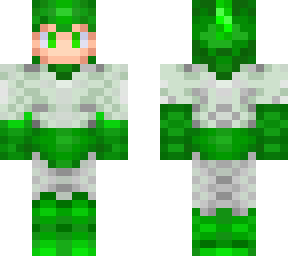 Green Mega man | Minecraft Skin