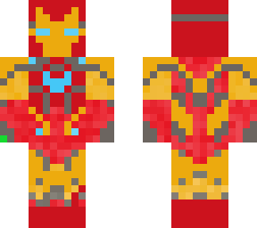 Iron Man (With mask) | Minecraft Skin