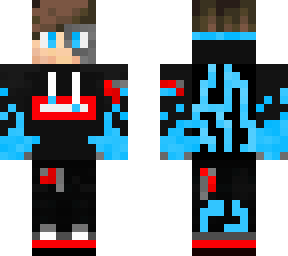 Lightning Fist Cyborg | Minecraft Skin