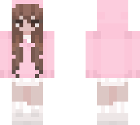 pink bunny ears | Minecraft Skin