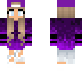 skin ragazza viola | Minecraft Skin