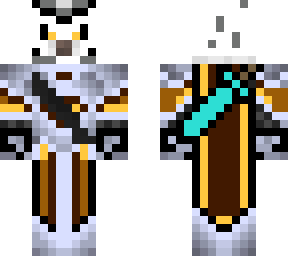 Snowy Owl Knight | Minecraft Skin