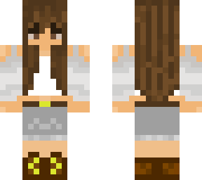 Brown hair girl | Minecraft Skin