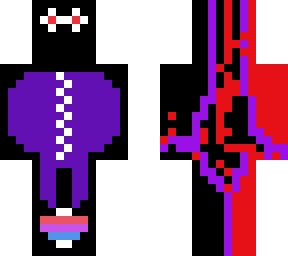 Evil Purple Monster | Minecraft Skin