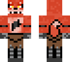 Foxy from Five Nights at Freddy's skin | Minecraft Skin