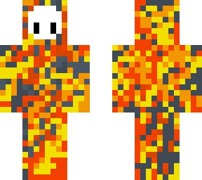 Magma Fall Guy (Updated Version) | Minecraft Skin