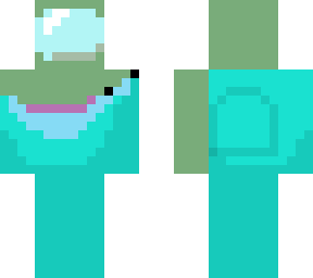 minecraft green head among us for map | Minecraft Skin