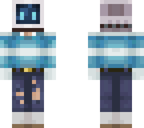 Reshaded Monitor head | Minecraft Skin