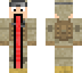 Scream Meme Soldier | Minecraft Skin