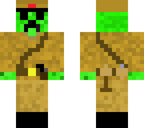 commissar creeper | Minecraft Skin