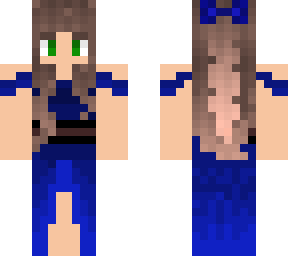 vestido azul | Minecraft Skins