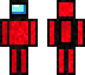 among us red impostor | Minecraft Skins