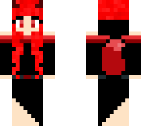 devil alpha girl | Minecraft Skin