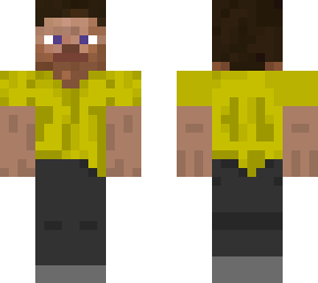Hive Steve / Yellow Steve | Minecraft Skin