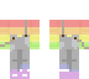 Pastel Rainbow Base | Minecraft Skin